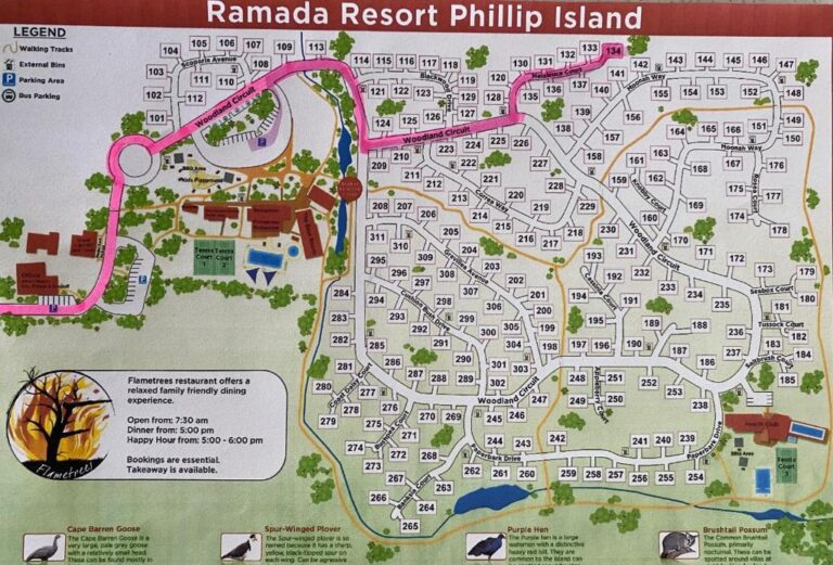 Ramada Resort by Wyndham Phillip Island Map, Phillip Island