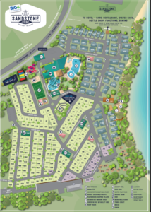 Big4 Sandstone Point Holiday Resort Map, Sandstone Point